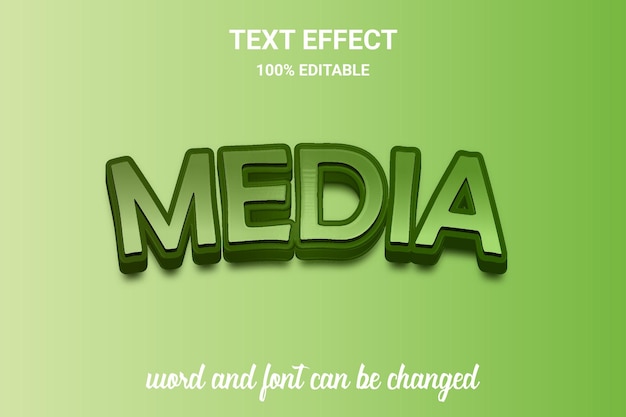 Premium Vector Text Effect Font Style Fully Editable Eps File