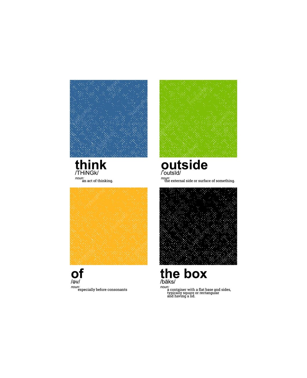 Premium Vector | Think outside the box motivational quote typography ... Premium Vector | Think outside the box motivational quote typography ...