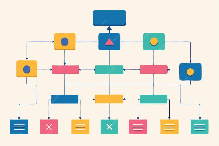 This flowchart illustrates a clear sequence of actions and decisions ...