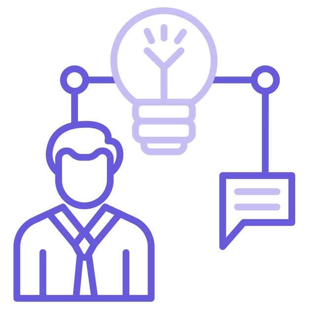Premium Vector | Thought leadership vector illustration Premium Vector | Thought leadership vector illustration