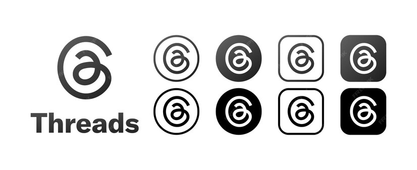 Premium Vector | Threads social media logo icons editorial social media ... Premium Vector | Threads social media logo icons editorial social media ...