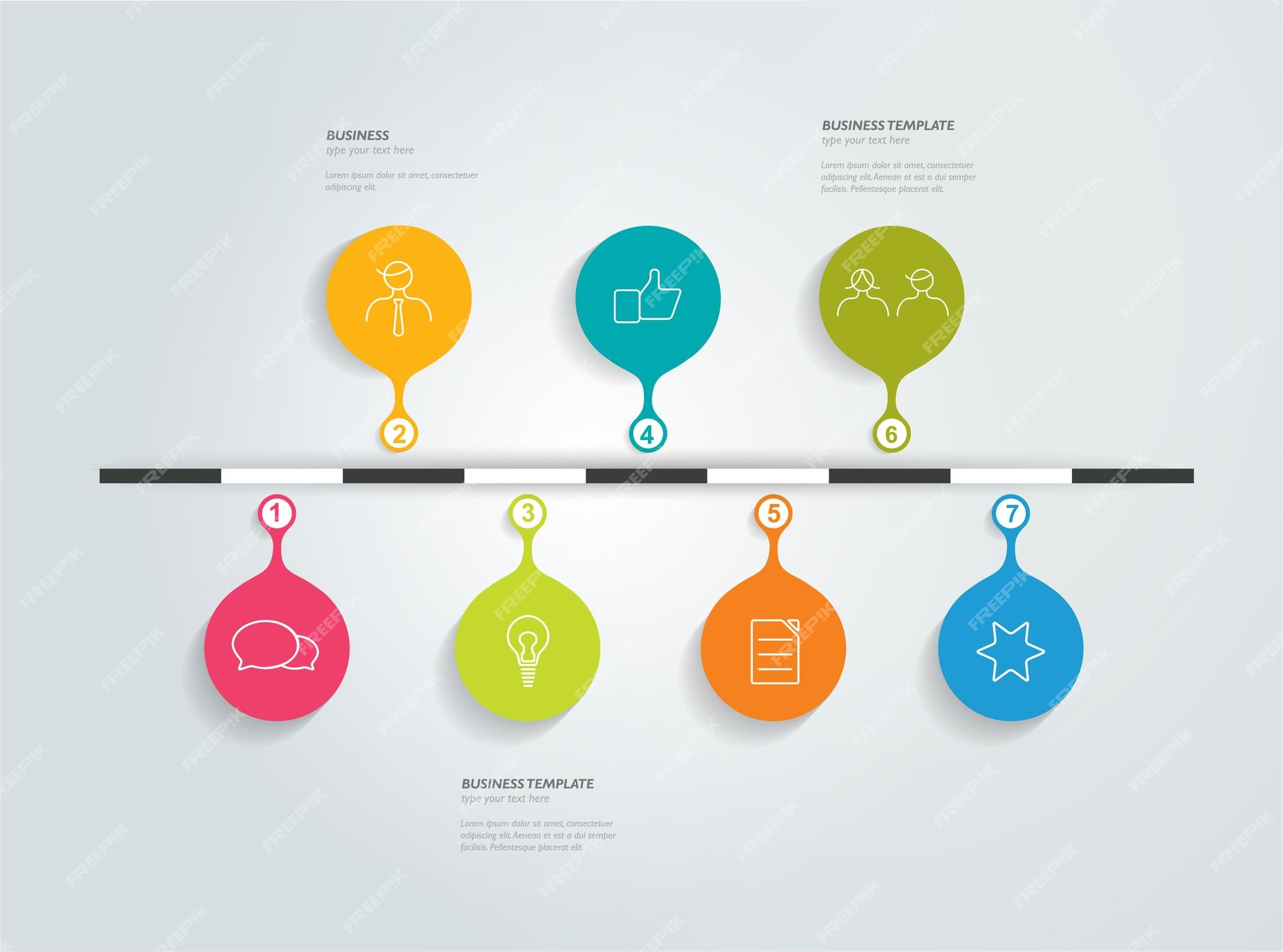 Premium Vector | Timeline infographic. minimalistic flat template. vector. Premium Vector | Timeline infographic. minimalistic flat template. vector.