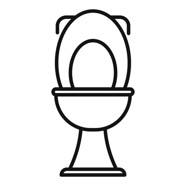 Premium Vector | Toilet icon outline vector water pipe service drain Premium Vector | Toilet icon outline vector water pipe service drain