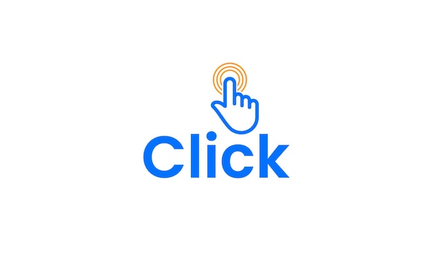 Premium Vector | Touch screen computer logo hand click mouse vector ... Premium Vector | Touch screen computer logo hand click mouse vector ...