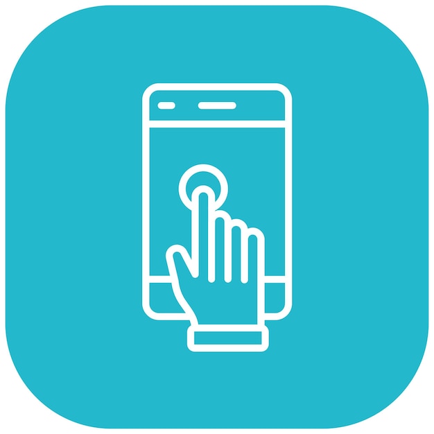 Premium Vector | Touch Screen Vector Illustration Style Premium Vector | Touch Screen Vector Illustration Style