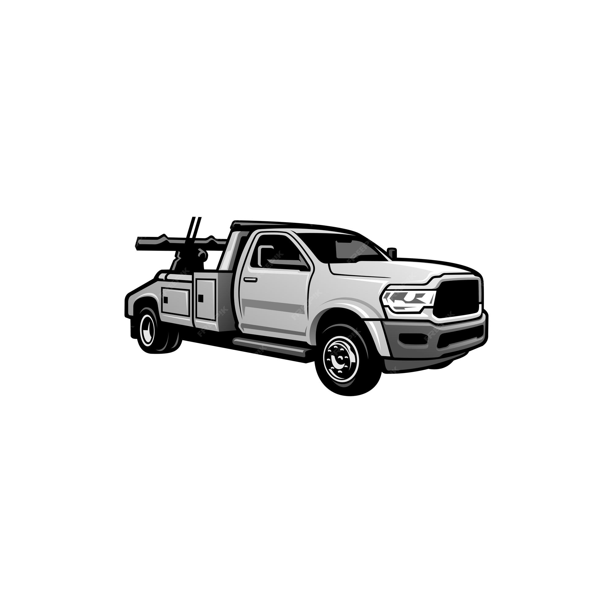 Premium Vector | Tow truck towing truck service truck illustration vector Premium Vector | Tow truck towing truck service truck illustration vector