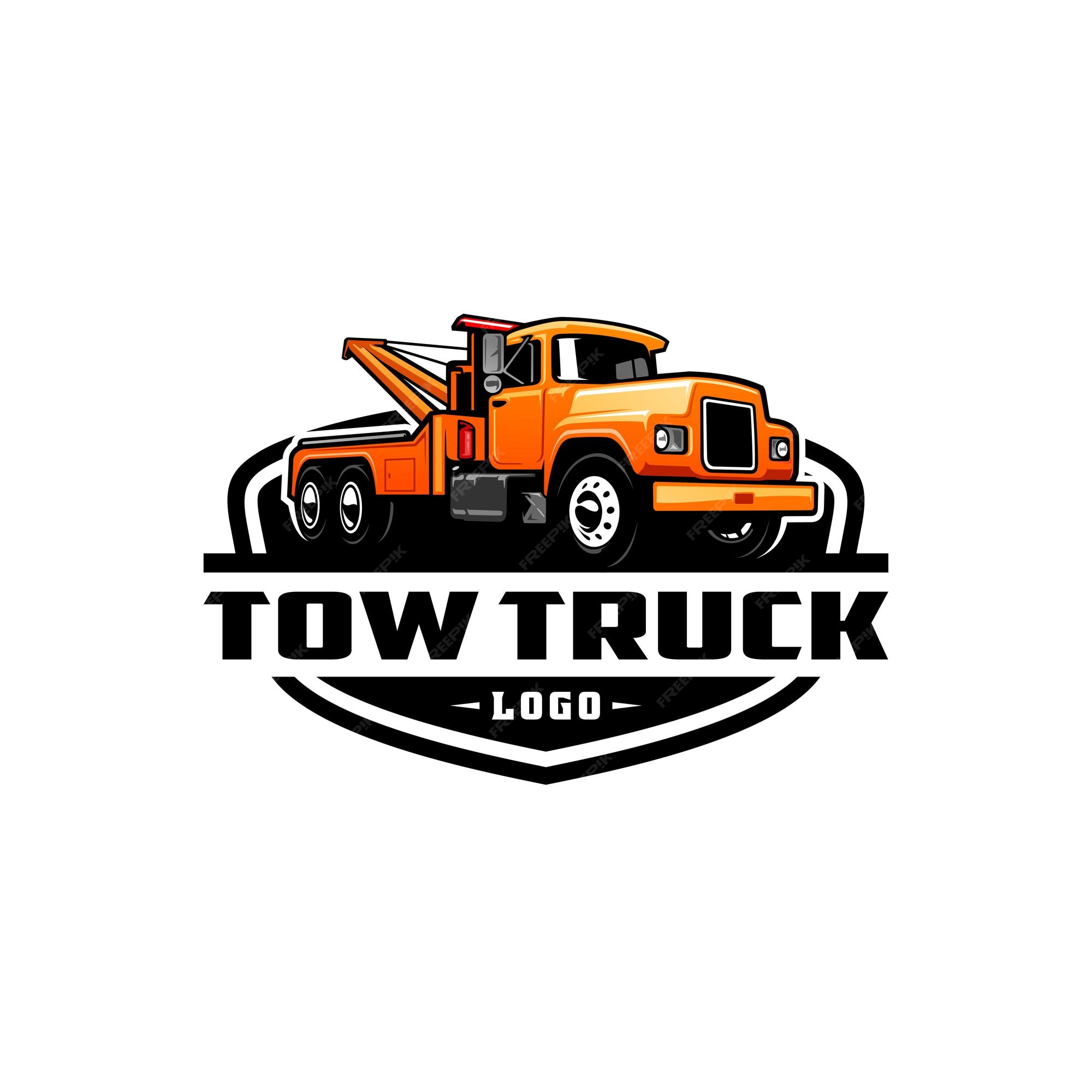 Premium Vector | Tow truck towing truck service truck logo vector Premium Vector | Tow truck towing truck service truck logo vector