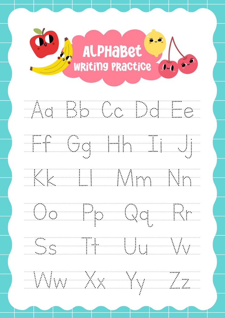 Premium Vector | Trace abc Premium Vector | Trace abc