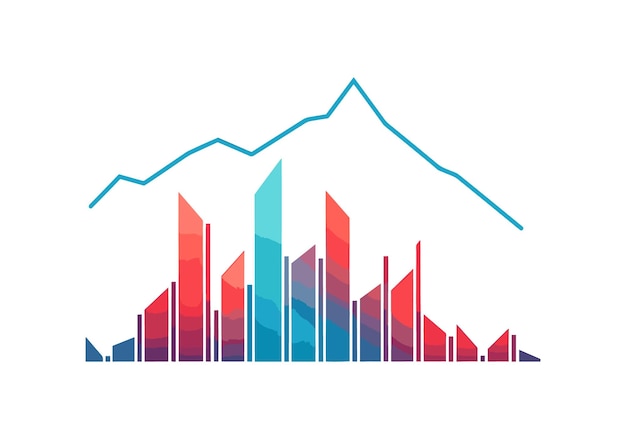 Premium Vector | Trading graph chart statistics vector Premium Vector | Trading graph chart statistics vector