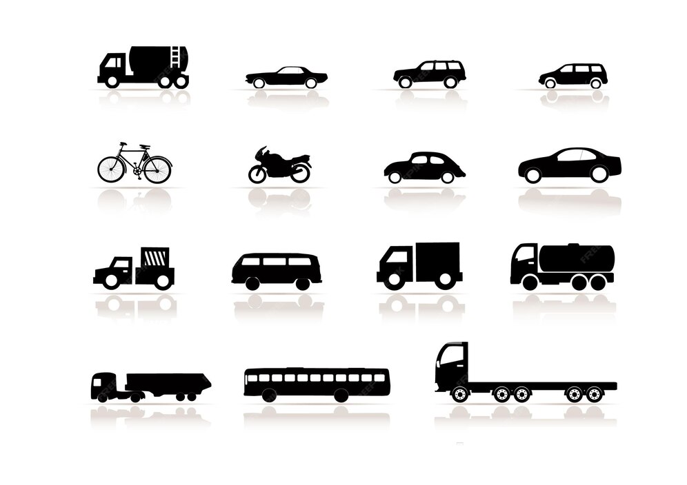 Premium Vector | Transportation icons set Premium Vector | Transportation icons set