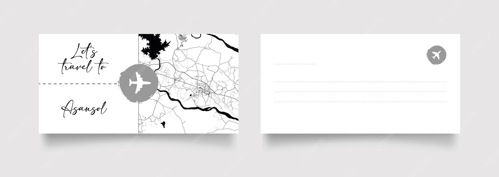 Premium Vector | Travel coupon to asia india asansol postcard vector ... Premium Vector | Travel coupon to asia india asansol postcard vector ...