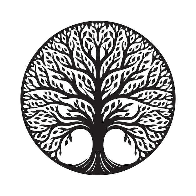 Premium Vector | Tree of Life vector illustration Premium Vector | Tree of Life vector illustration
