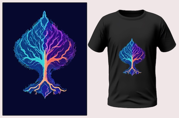 Premium Vector Tree Tshirt Design