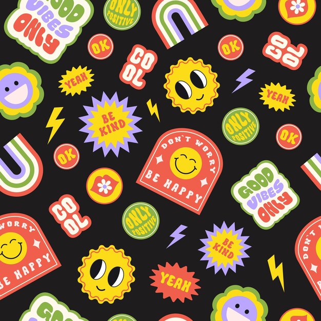 Pattern Sticker Vectors & Illustrations For Free Download