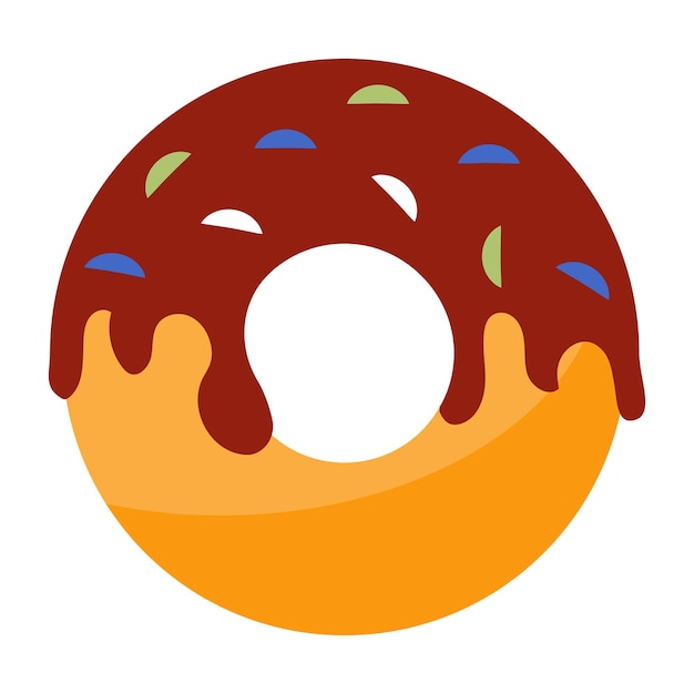Premium Vector | Trendy vector design of donut Premium Vector | Trendy vector design of donut