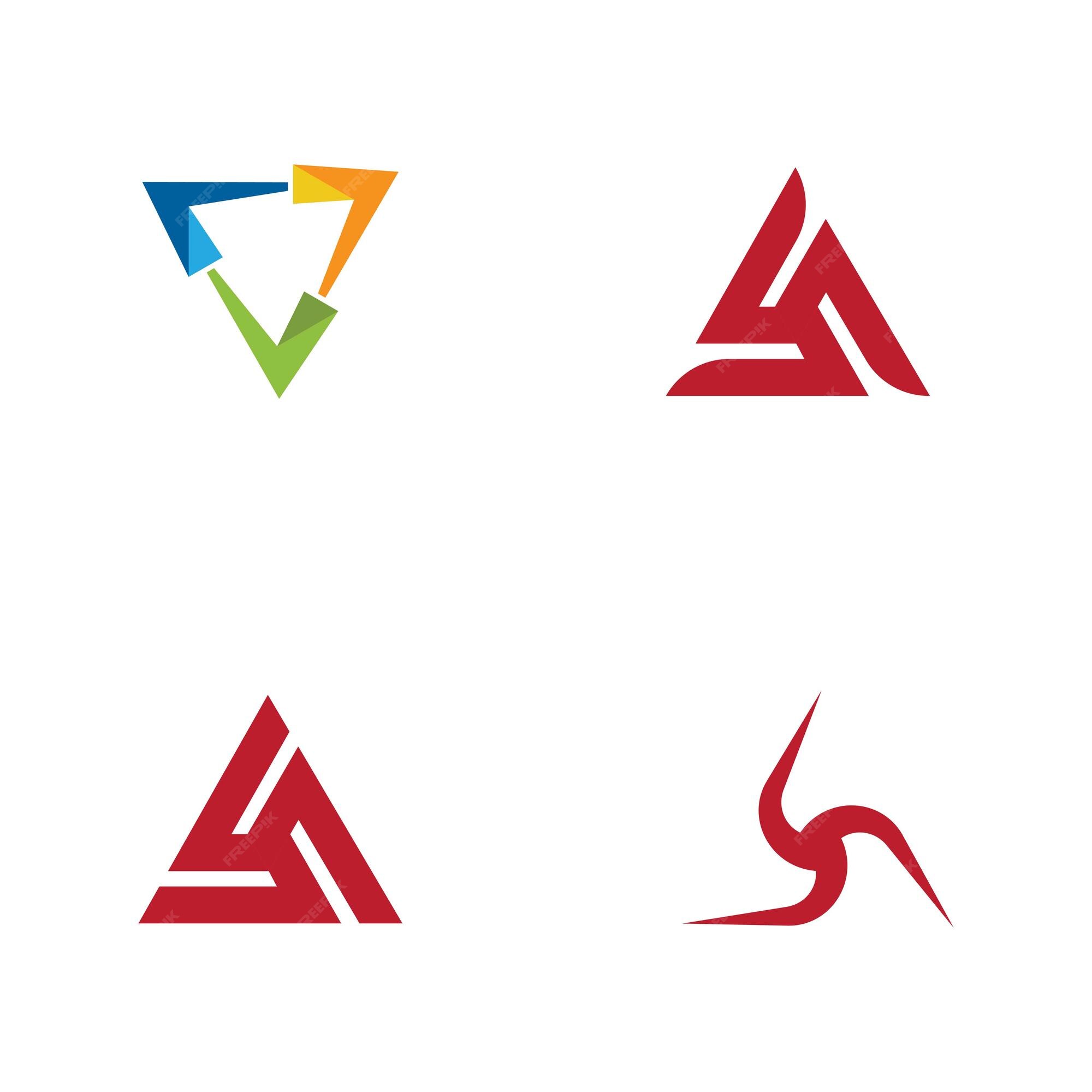 Premium Vector | Triangle icon vector design Premium Vector | Triangle icon vector design