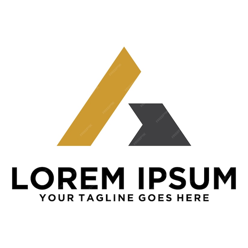 Premium Vector | Triangle a letter corporate logo Premium Vector | Triangle a letter corporate logo