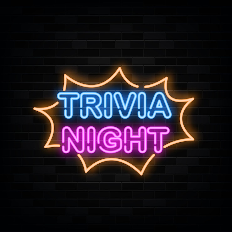 Premium Vector | Trivia night neon signs vector Premium Vector | Trivia night neon signs vector