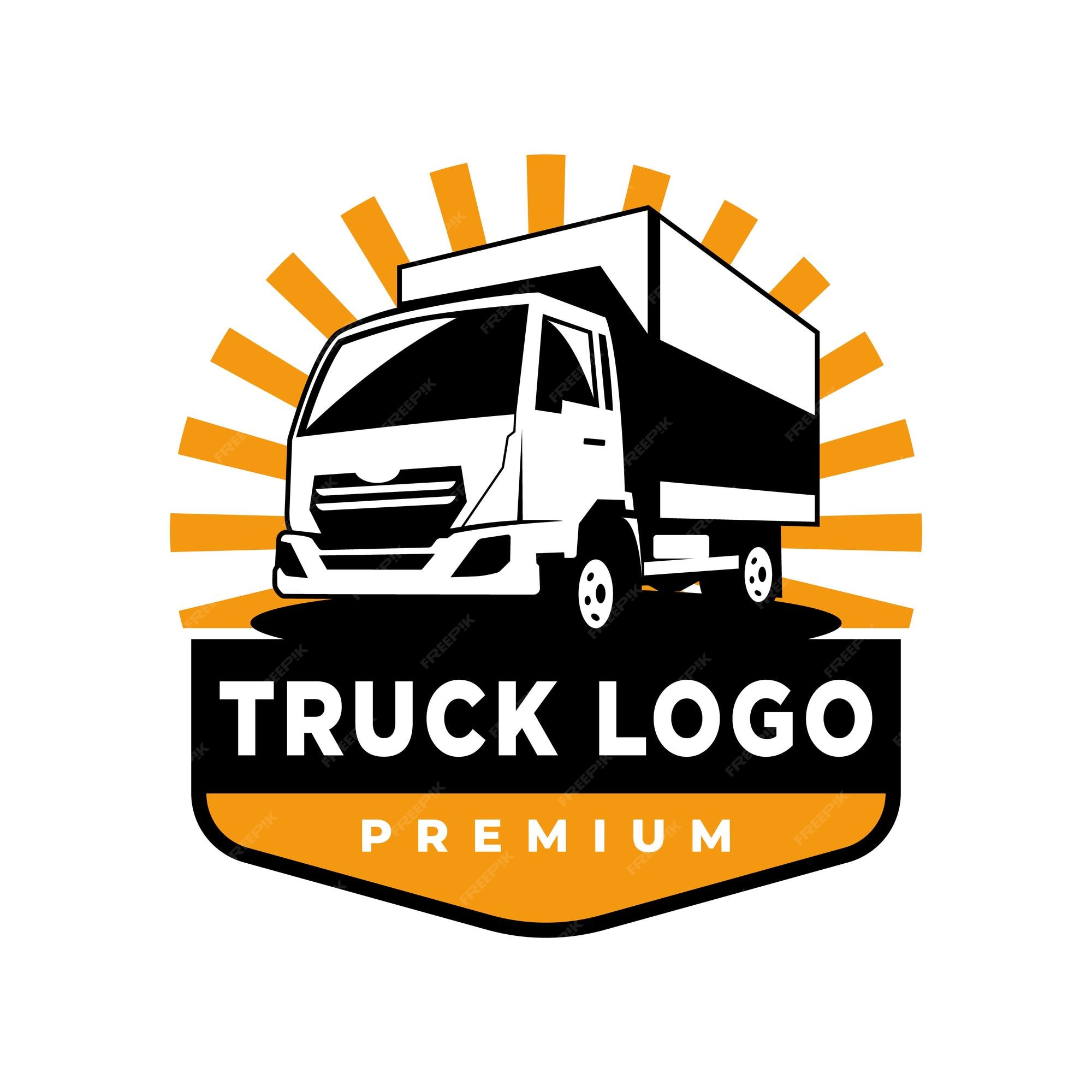 Premium Vector | Truck vector logo design. box truck logo Premium Vector | Truck vector logo design. box truck logo