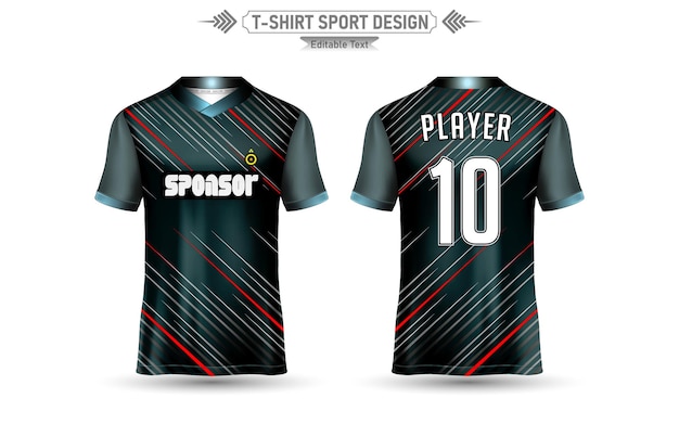 Premium Vector Tshirt Sport Design Mockup Abstract Template