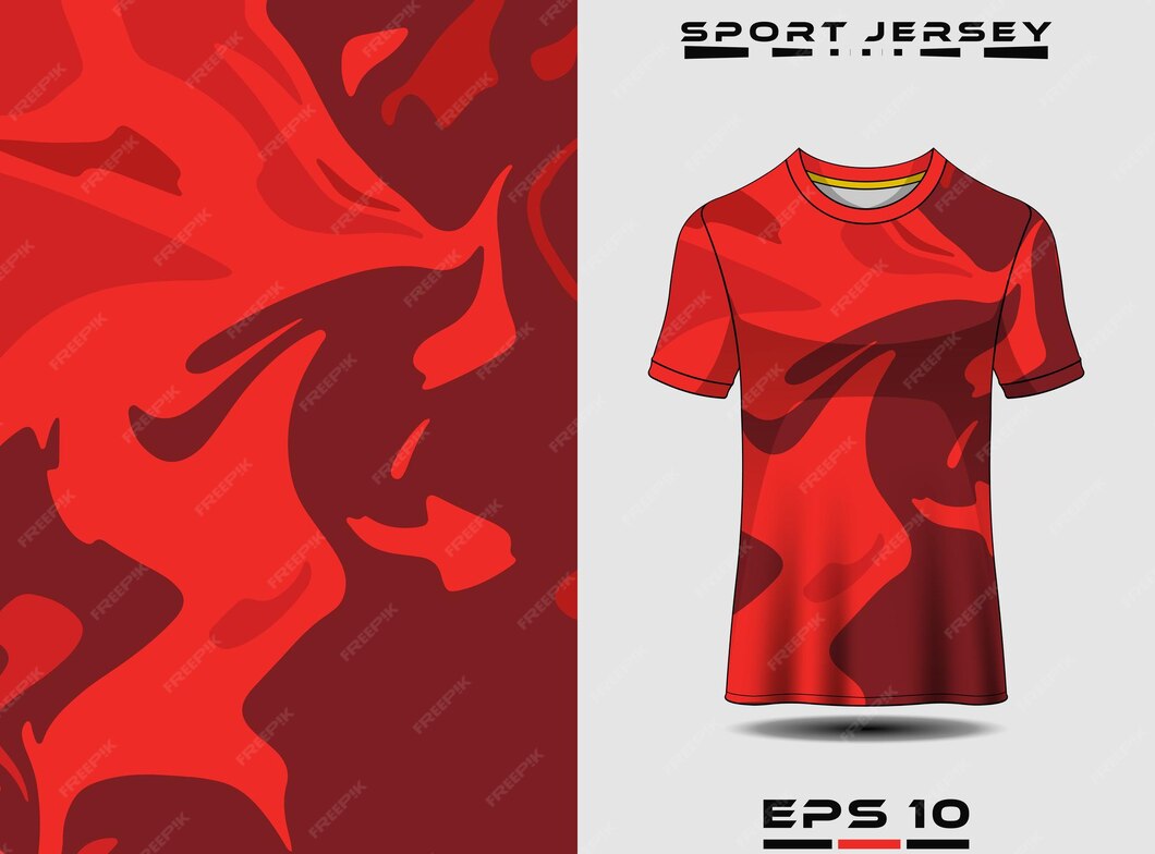 Premium Vector Tshirt Sports Abstract Texture Jersey Design For Team