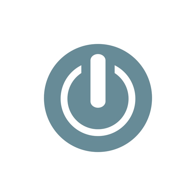 Premium Vector | Turn off icon design vector template Premium Vector | Turn off icon design vector template