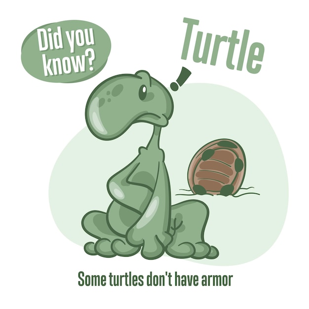 Premium Vector | Turtle interesting facts about tortoise did you know Premium Vector | Turtle interesting facts about tortoise did you know