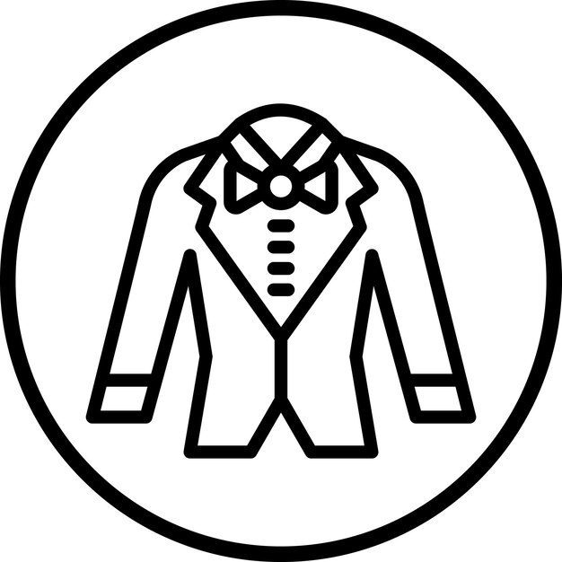 Premium Vector | Tuxedo Icon Style Premium Vector | Tuxedo Icon Style