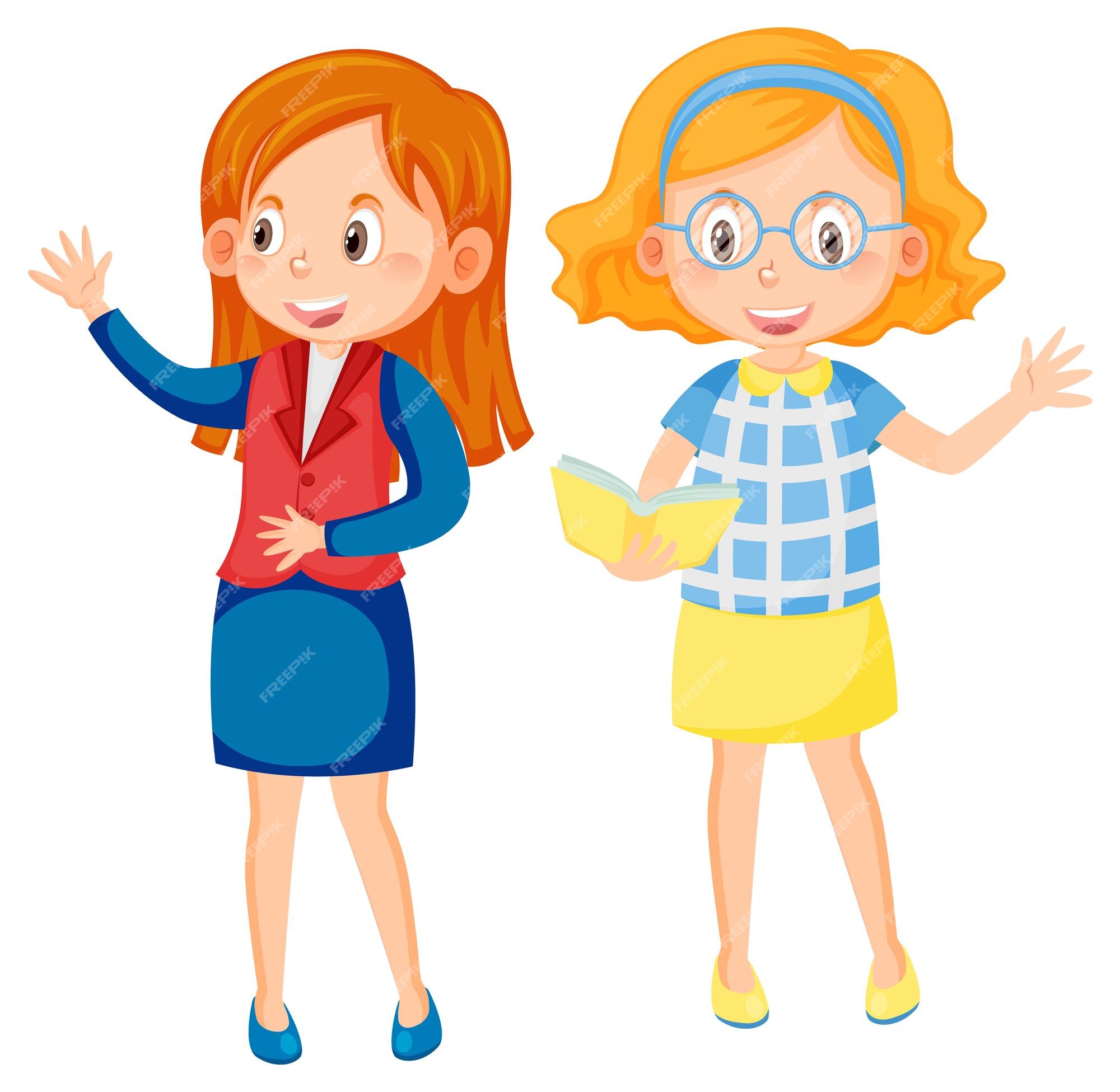 Two Teachers Clipart