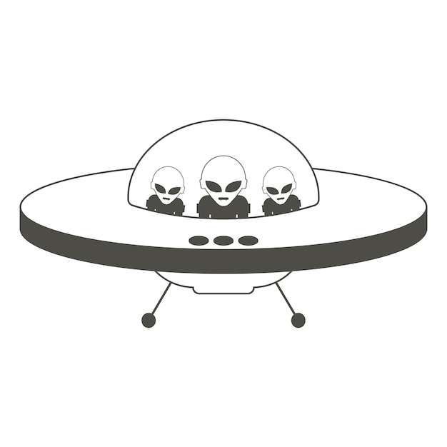 Premium Vector | Ufo space vector icon illustration Premium Vector | Ufo space vector icon illustration