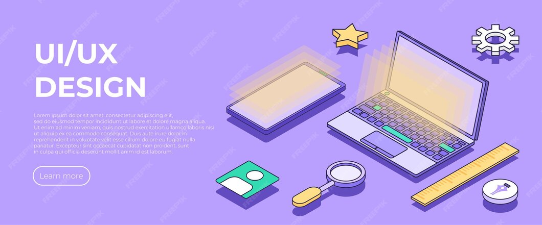 Premium Vector Ui Ux Design Landing Page Web Design Creation Designer