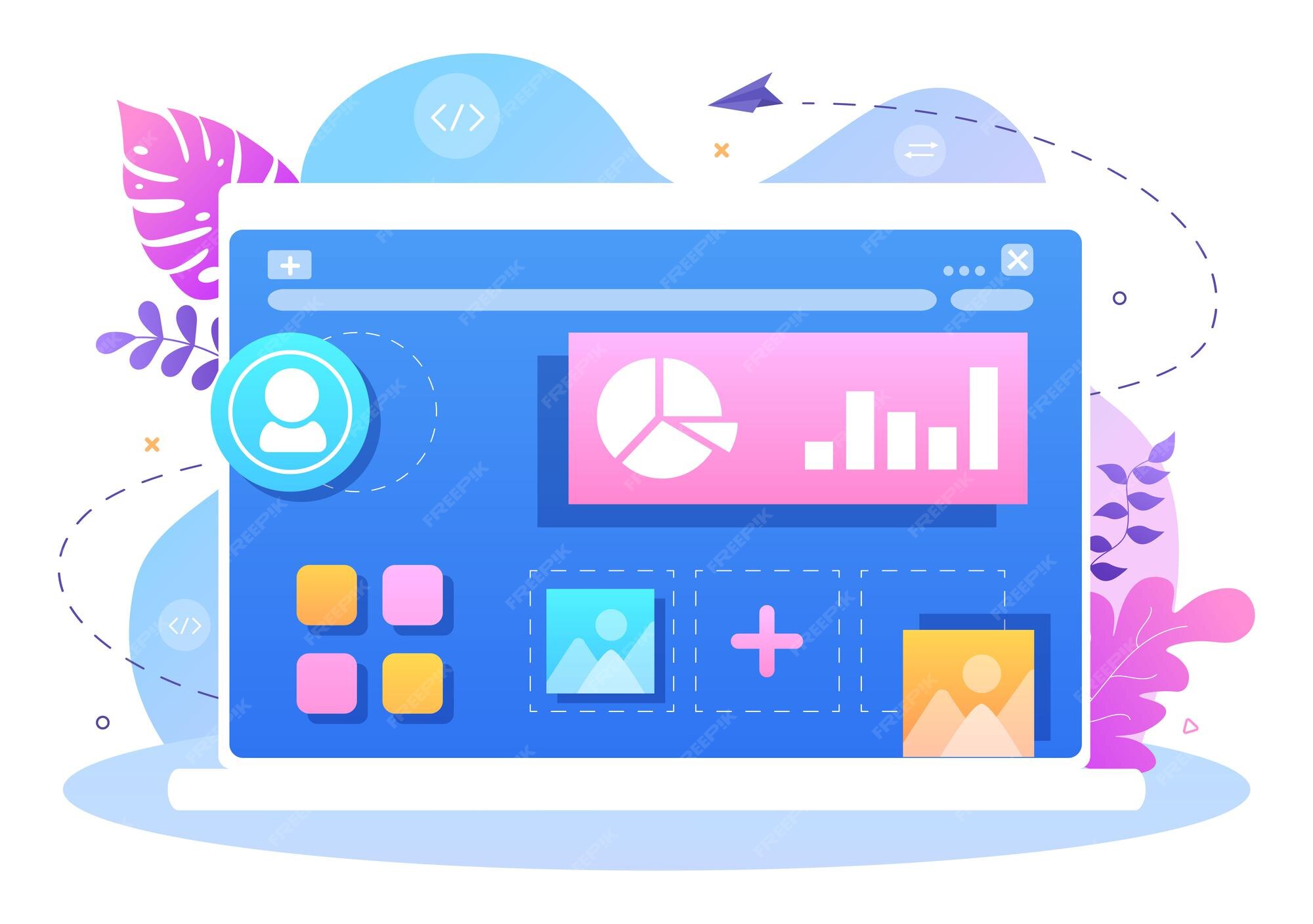 Premium Vector | Ui & ux programmer flat design vector illustration for ...