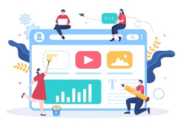 Premium Vector | Ui & ux programmer flat design vector illustration for ...