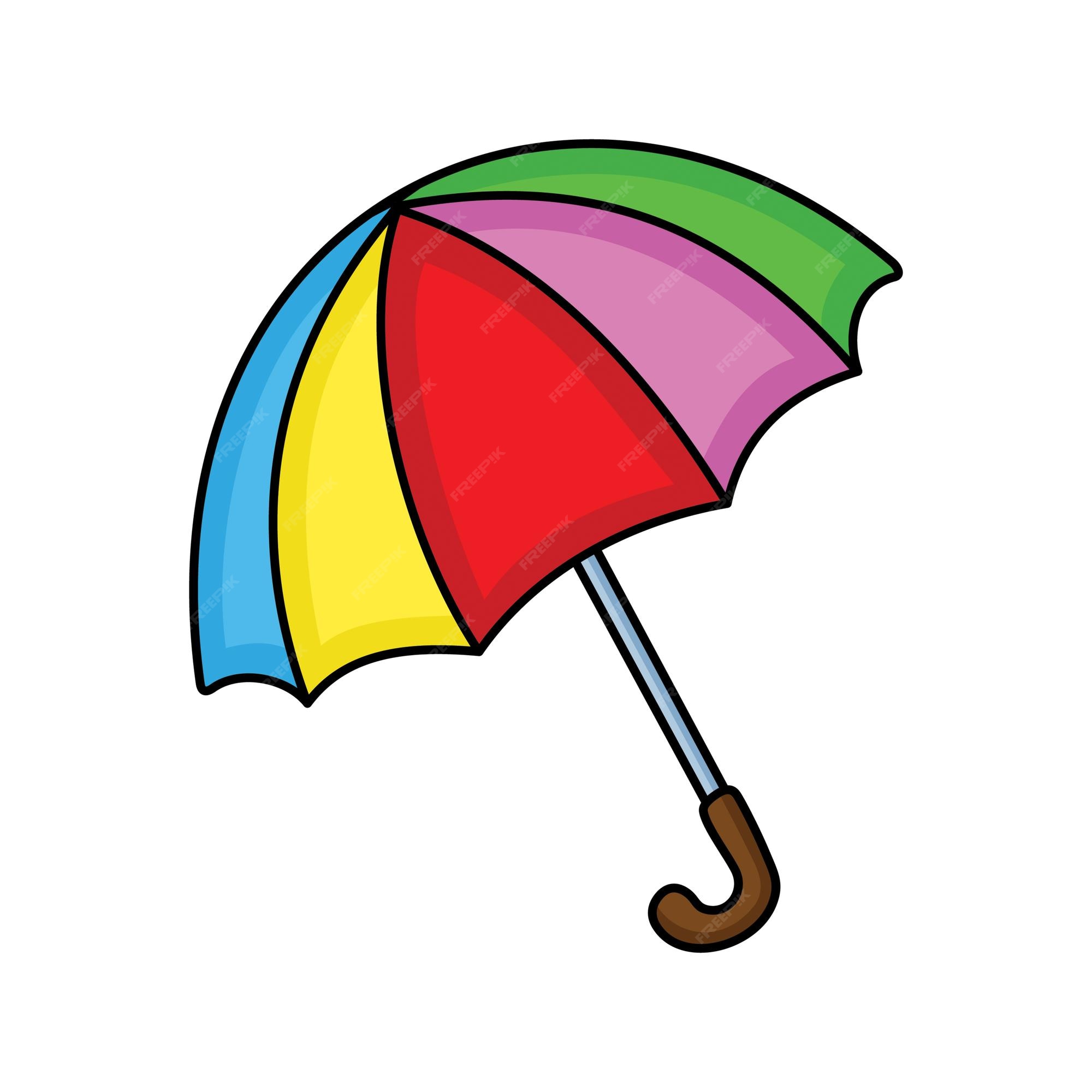 Premium Vector Umbrella Cartoon Vector Illustration Cute Umbrella Cartoon Drawing Playful