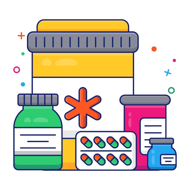 Premium Vector | A unique design icon of medicines Premium Vector | A unique design icon of medicines