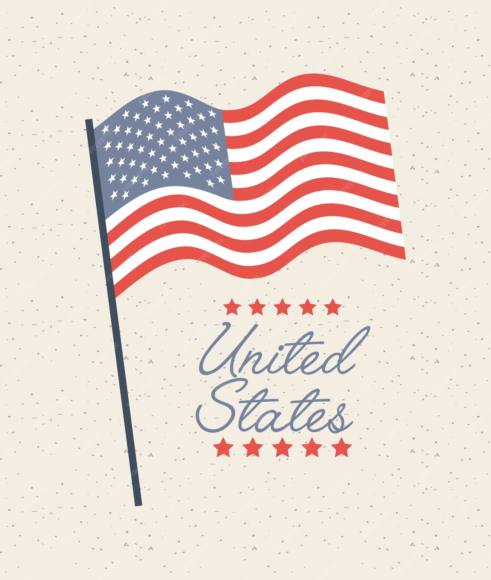 Premium Vector | United states of america country flag Premium Vector | United states of america country flag