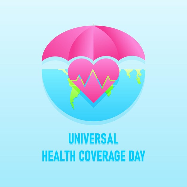 Premium Vector | Universal health coverage day background Premium Vector | Universal health coverage day background