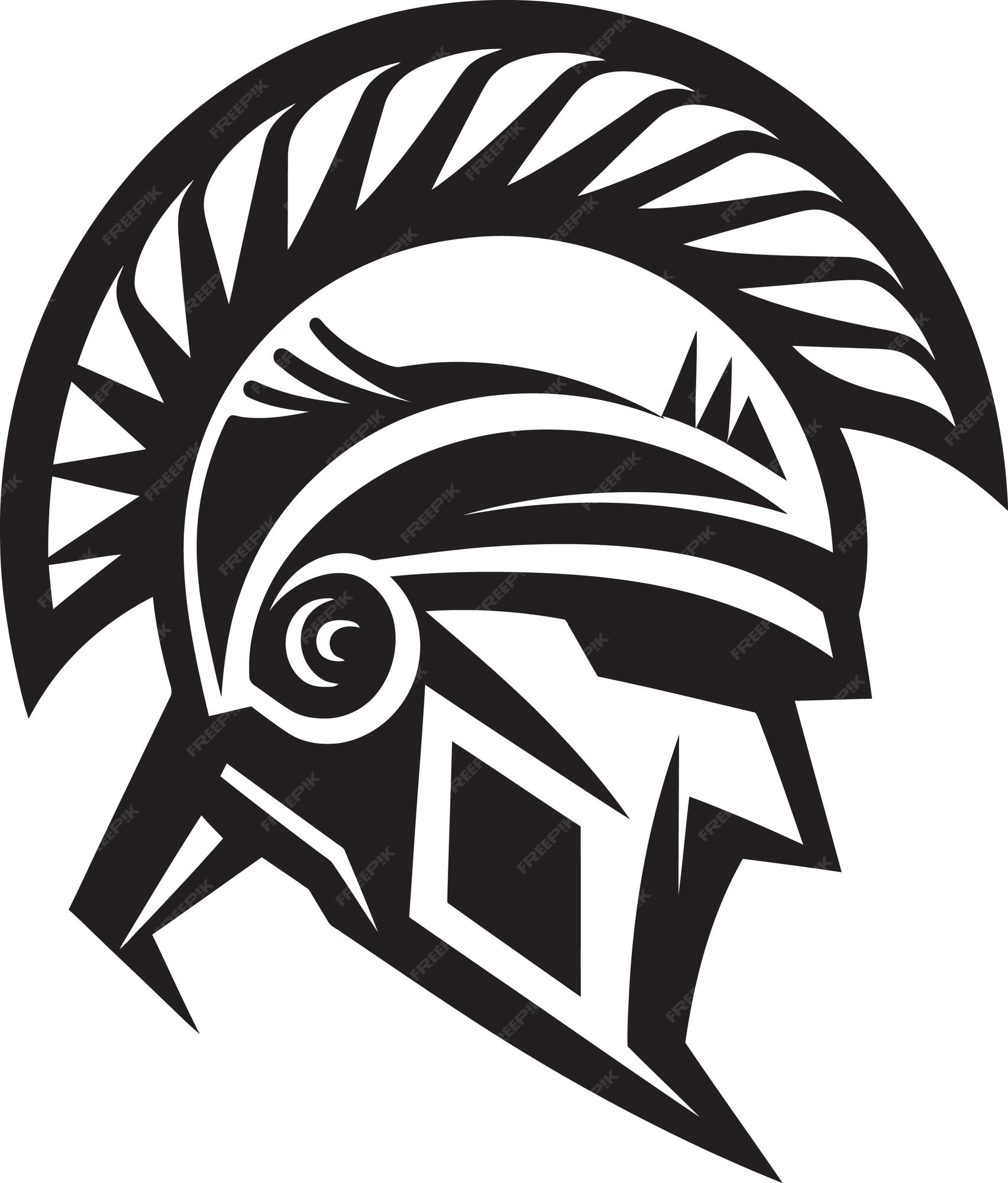 Premium Vector | Unleashing Courage The Spartan Head Mascot Legacy Premium Vector | Unleashing Courage The Spartan Head Mascot Legacy