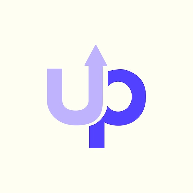 Premium Vector Up Creative Minimal Logo Design Icon for success up logos