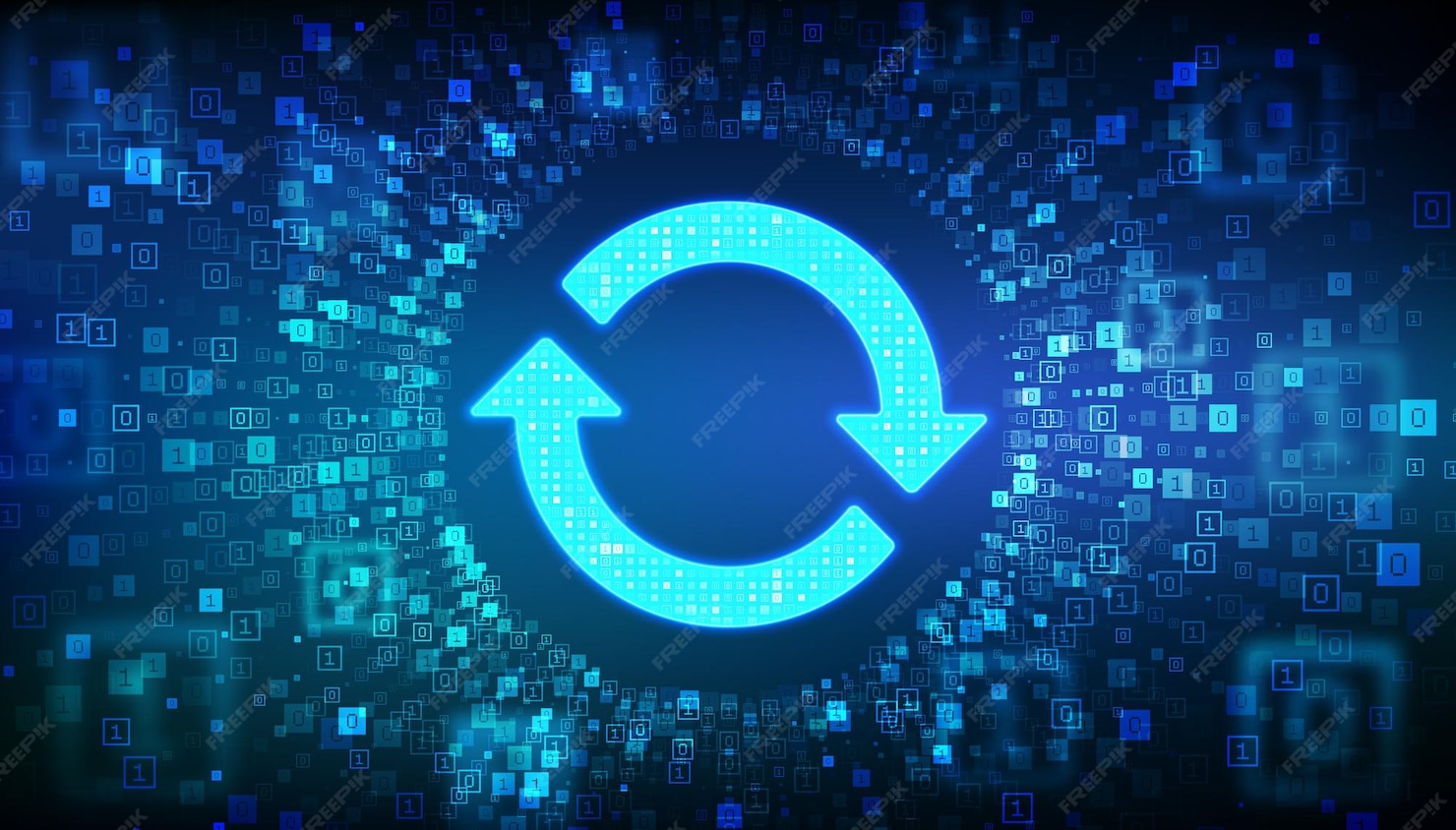 Premium Vector | Update software synchronization icon upgrade computer program version concept ...