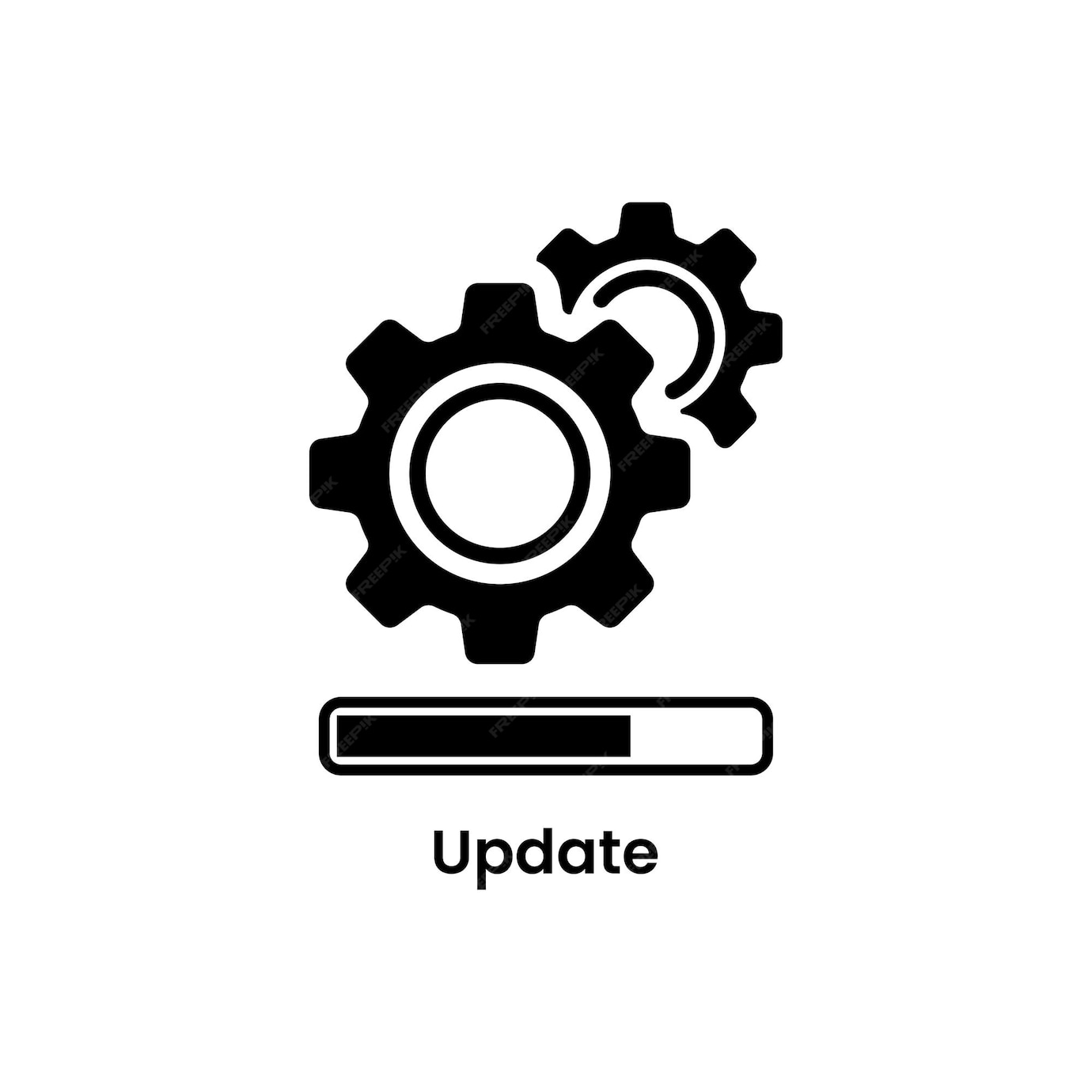 Premium Vector | Update system icon vector modern flat design vector ...