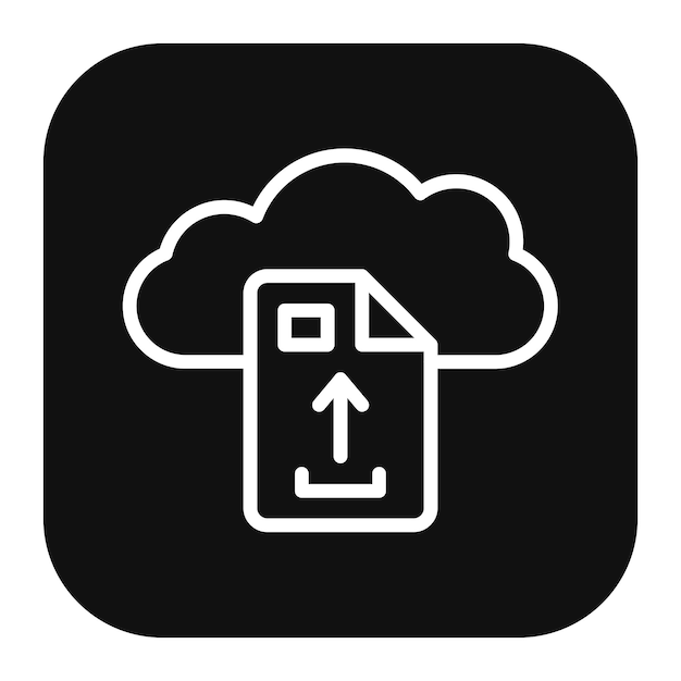 Premium Vector | Upload File on Cloud Vector Illustration Premium Vector | Upload File on Cloud Vector Illustration