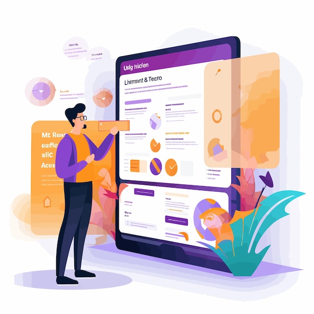Premium Vector | User_Experience_Concept_vector_illustrated Premium Vector | User_Experience_Concept_vector_illustrated