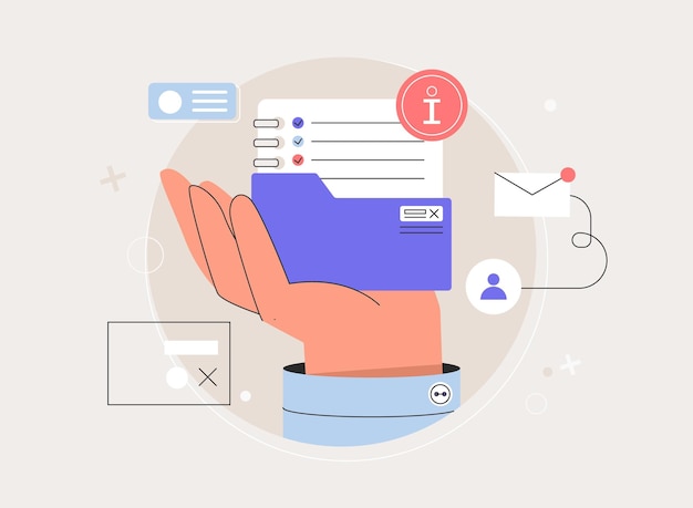 Premium Vector | User guide, customer experience concept Premium Vector | User guide, customer experience concept