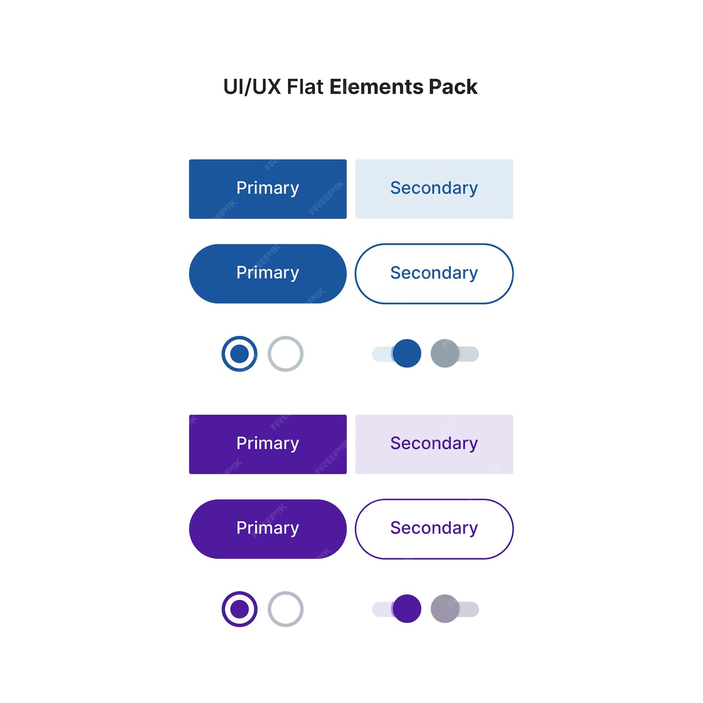 사용자 인터페이스 버튼 Ui Ux 버튼 Ui 버튼 세트 사용자 인터페이스 자산 프리미엄 벡터