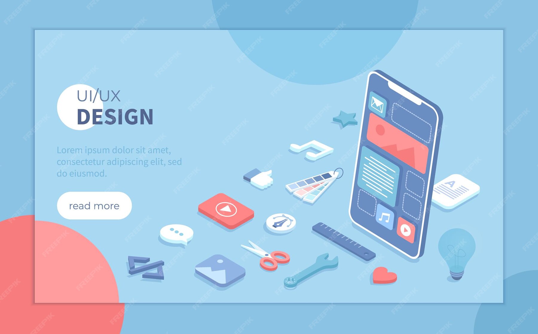 Premium Vector | User Interface UI and User Experience UX design Interface construction Mobile ...