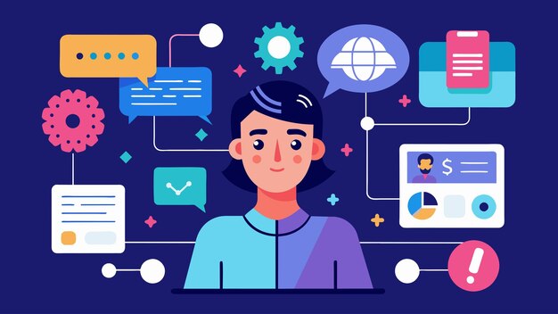 Premium Vector | Utilizing machine learning algorithms to analyze user ... Premium Vector | Utilizing machine learning algorithms to analyze user ...