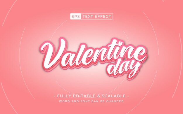 Premium Vector Valentine Editable Text Style Effect Pink Love Theme Template
