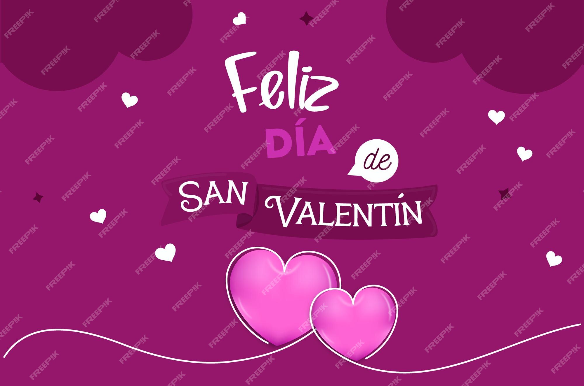 Premium Vector Valentines Day Background With Hearts Vector