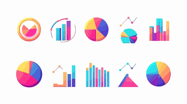 Variety of Professional Pie Chart and Graph Vector Set for Data ... Variety of Professional Pie Chart and Graph Vector Set for Data ...